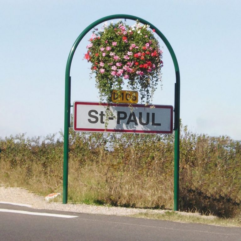 Panneau entrée de bourg arche - PRODES